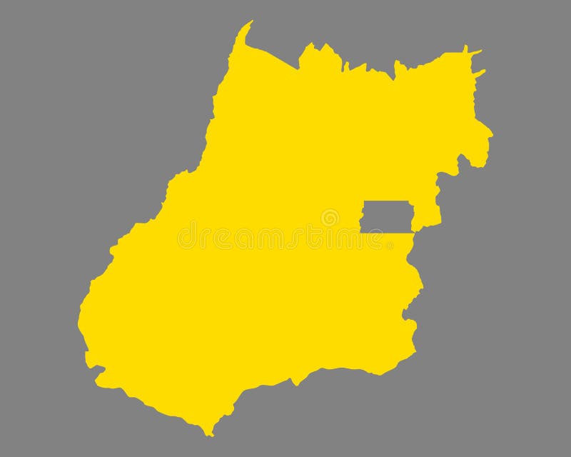 Map of Goias stock vector. Illustration of isolated, geography - 94303959