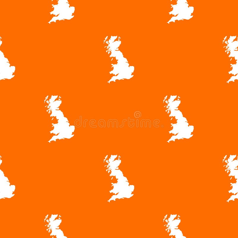 Map of Great Britain Pattern Seamless Stock Vector - Illustration of ...
