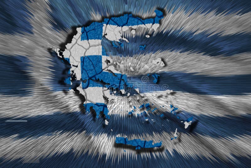 Greek Map stock illustration. Illustration of colors - 102605331