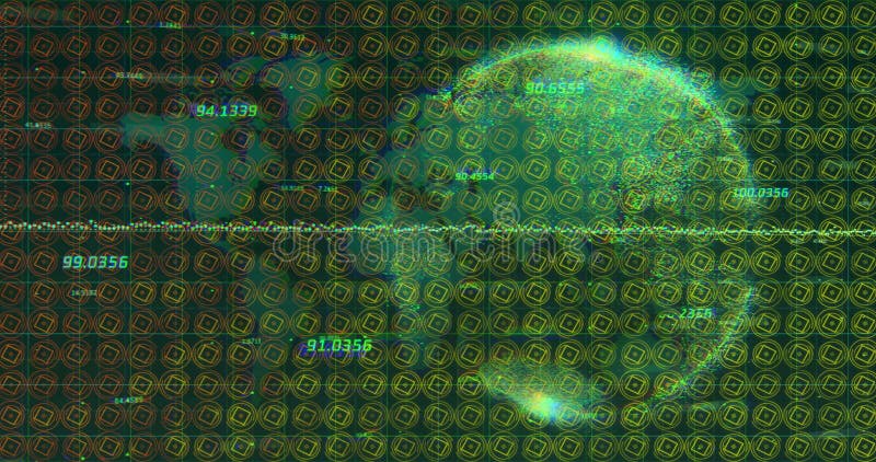 Map Grid Responding To Waveform Turning Into Squares With Floating Labels While Showing Data
