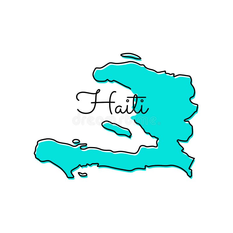 Map of Haiti Vector Design Template. Stock Vector - Illustration of ...