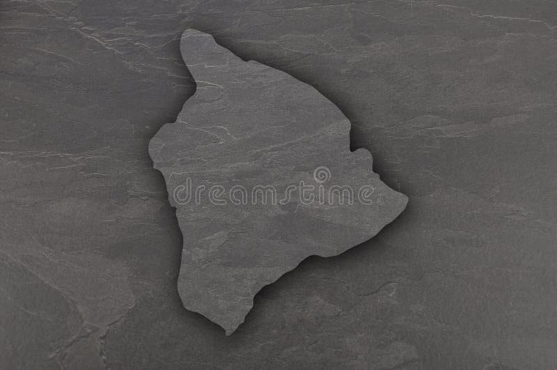 Map of Hawaii with shadow stock vector. Illustration of shade - 84427877