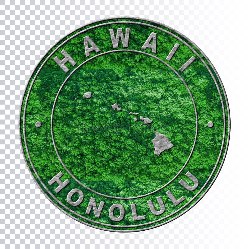 Map of Hawaii, Environment Concept, Co2 Emission Concept Stock ...