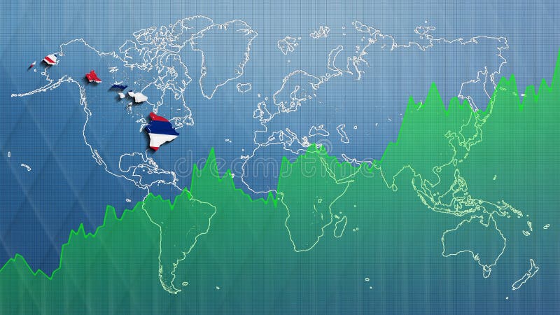 Map of Hawaii, Financial Success Stock Illustration - Illustration of ...