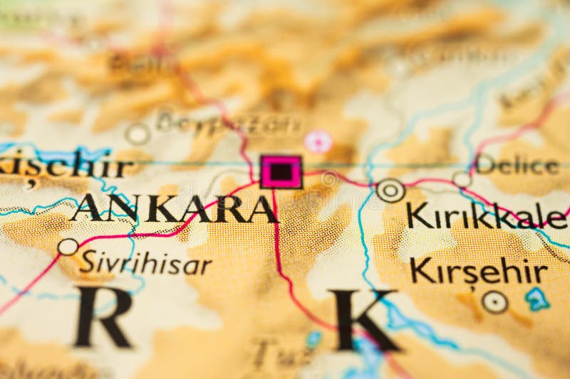Map Highlighting Ankara Stock Photos - Free & Royalty-Free Stock Photos ...