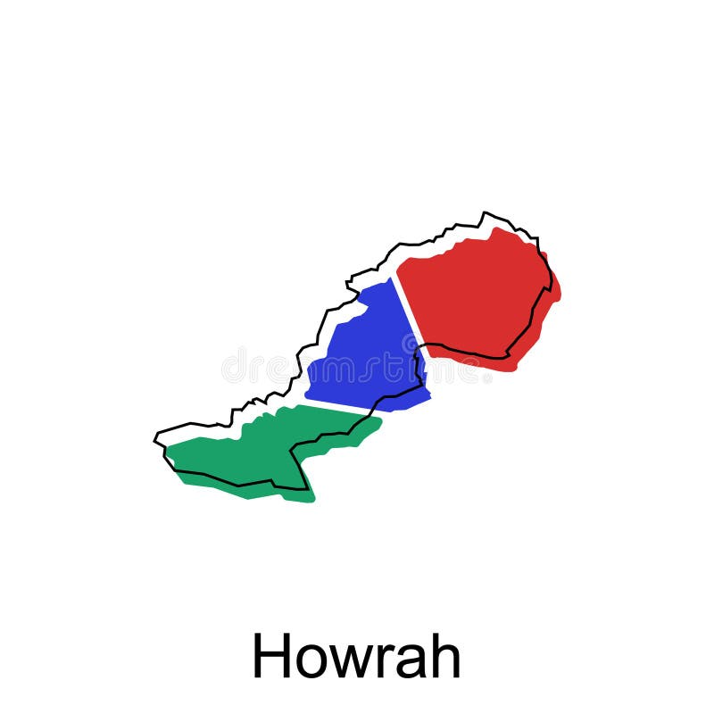 Howrah Map Stock Illustrations – 11 Howrah Map Stock Illustrations ...