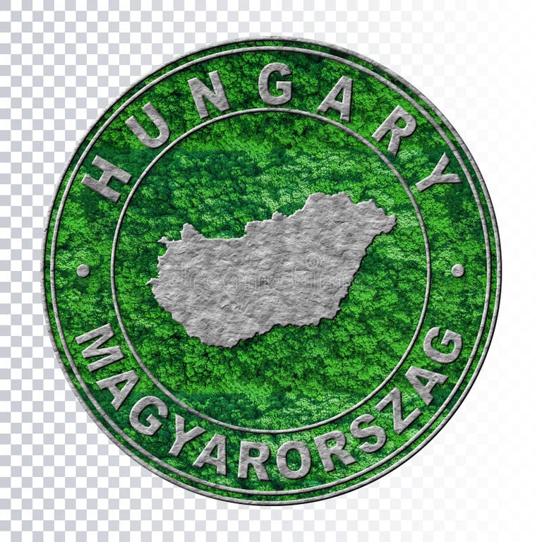 Map of Hungary, Environment Concept, Co2 Emission Concept Stock ...