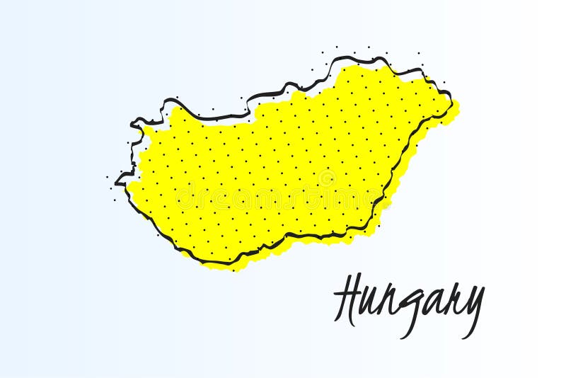 Vector Cartoon Hungary Map Stock Illustrations – 47 Vector Cartoon ...