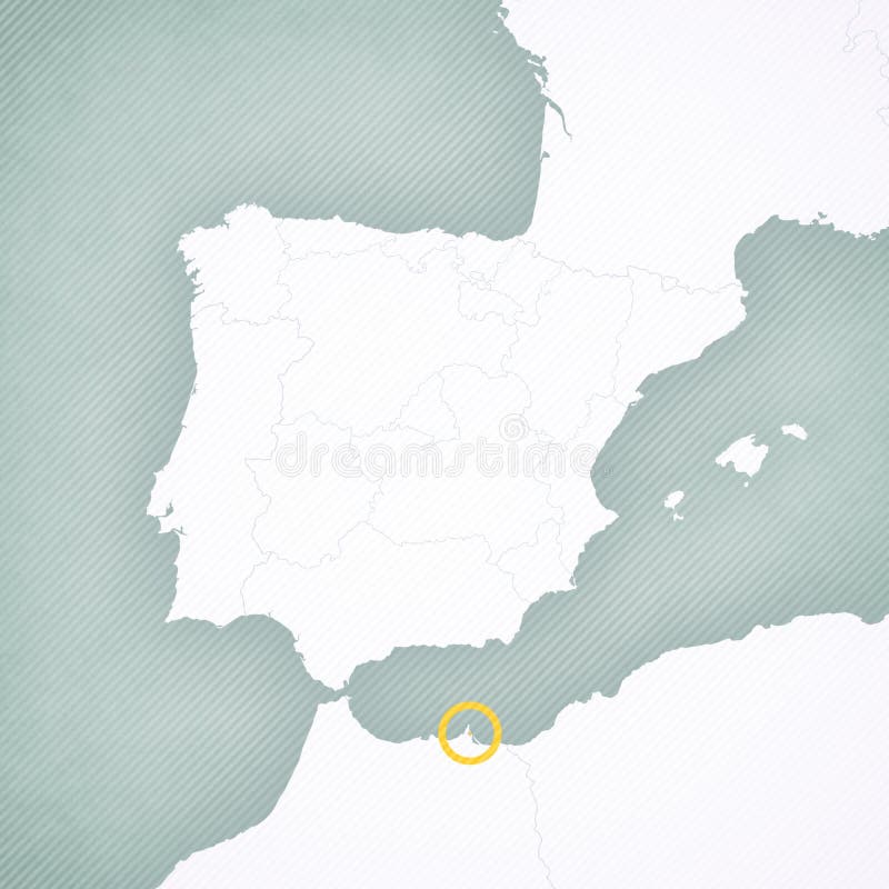 Iberian Peninsula On World Map