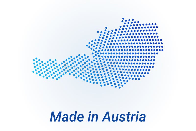 Austria Logo. Map of Austria with Country Name. Stock Vector ...