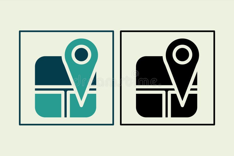 Map Icon. Icon Related To UI Elements. Suitable for Web Site, App, User Interfaces,element ...