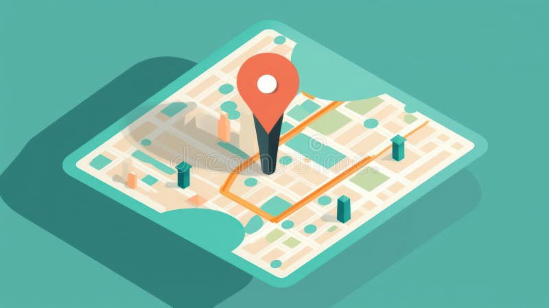 A Map Icon Symbolizing the Use of Location-based Data in Big Data ...