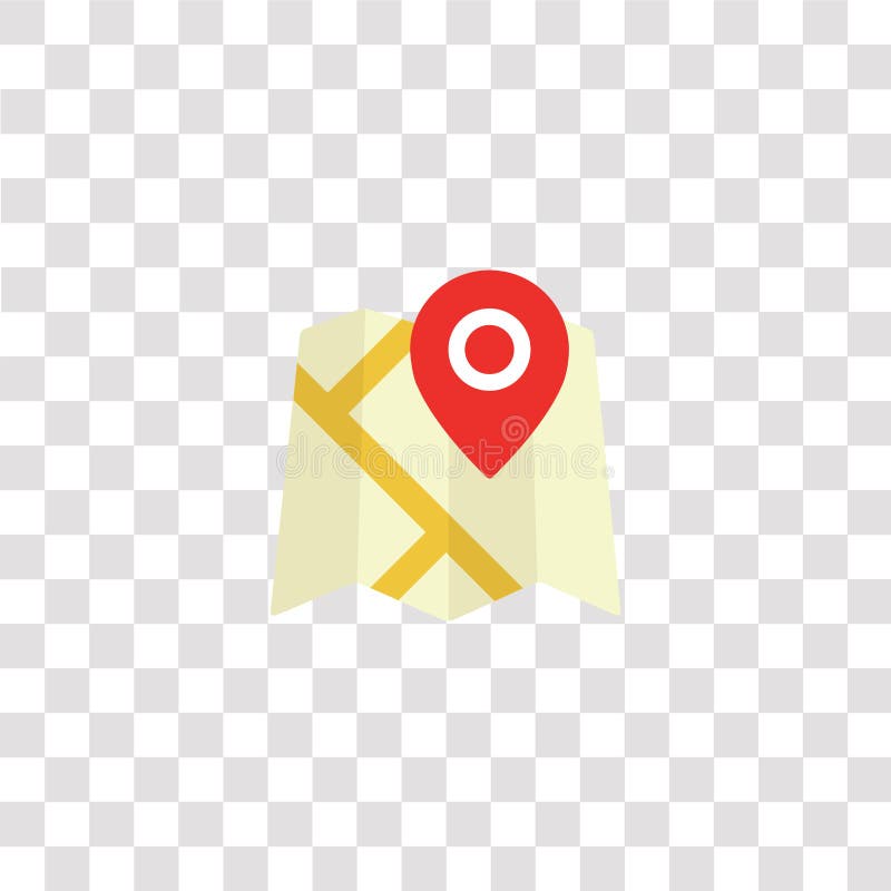 Map Icon Sign and Symbol. Map Color Icon for Website Design and Mobile ...
