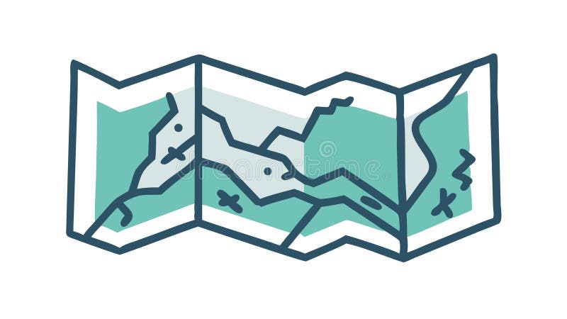 Map Icon, Travel and Location Symbol, Vector Design Generative AI Stock ...