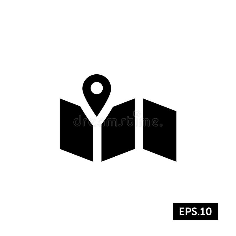 Map Icon, Travelling Sign/symbol Stock Vector - Illustration of ...