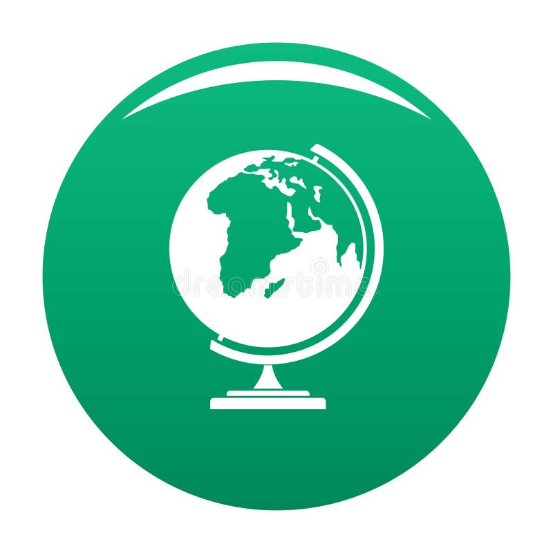 Map icon vector green stock vector. Illustration of sign - 136608565