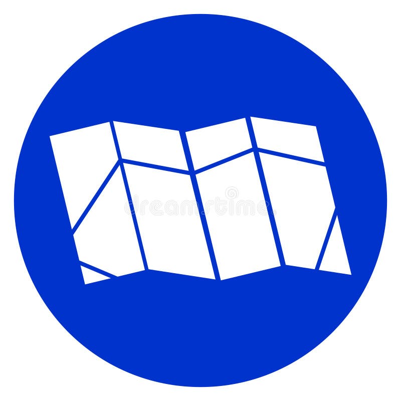 Map Icon Vector Illustration, Map Logo for Web Stock Vector ...