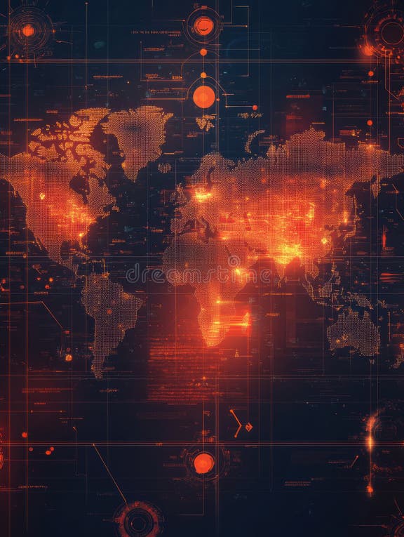 World Map Showing Zones of Epidemic Outbreaks with Visual Highlights ...