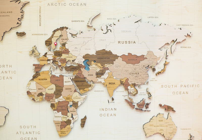 Map Image from the Design To Be a Decoration Stock Image - Image of ...