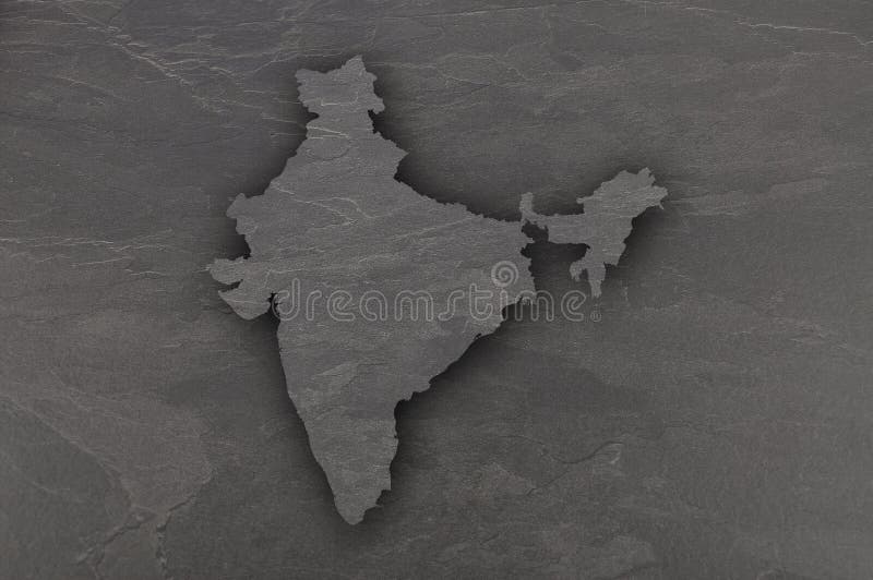 Map of India with shadow stock vector. Illustration of country - 95497483