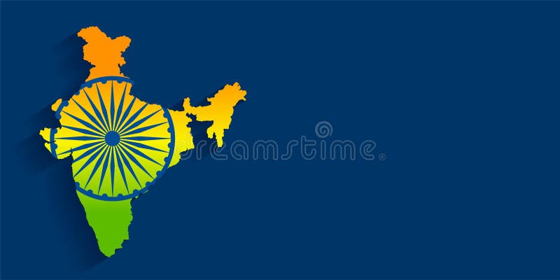 India Tricolor Map Stock Illustrations – 577 India Tricolor Map Stock ...