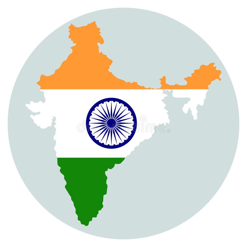 India Tricolor Map Stock Illustrations – 441 India Tricolor Map Stock ...