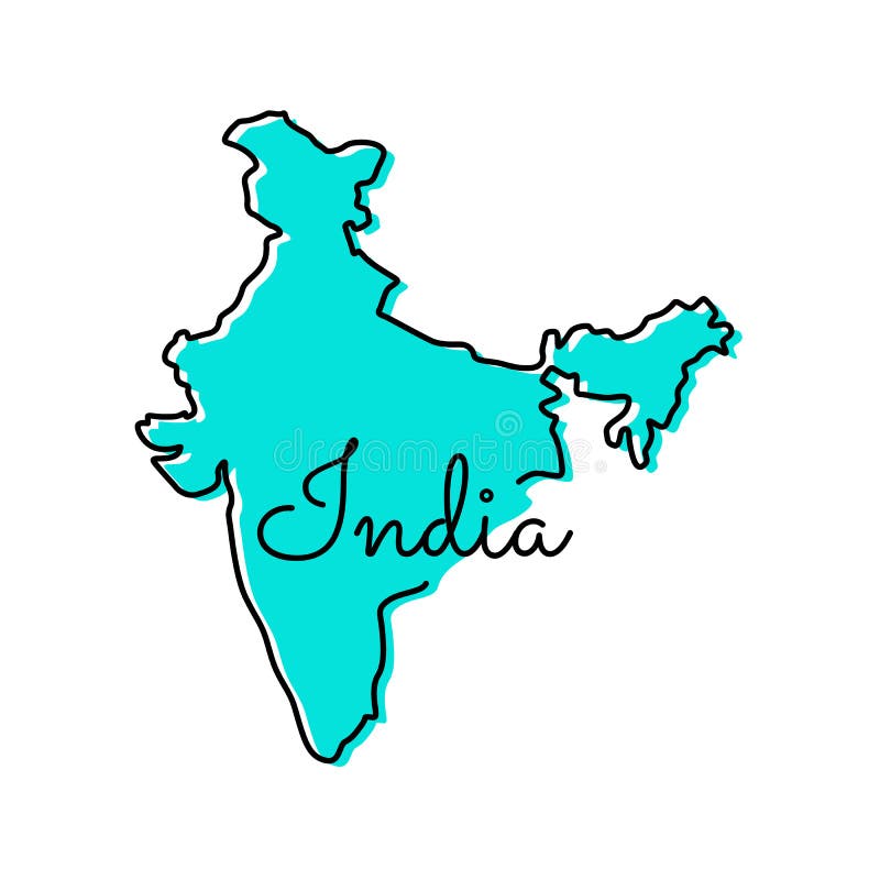 Map of India Vector Design Template. Stock Vector - Illustration of ...