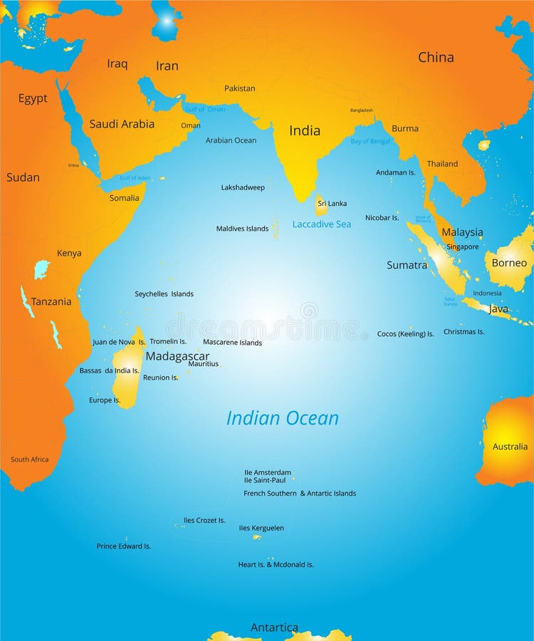Indian Map Ocean Stock Illustrations – 2,541 Indian Map Ocean Stock ...