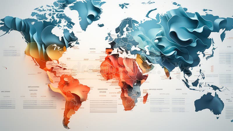Map infographic data stock illustration. Illustration of lighter ...