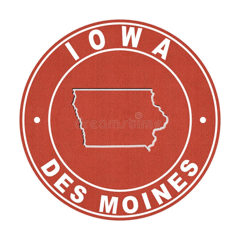 Map of Iowa Tennis Court stock illustration. Illustration of north ...