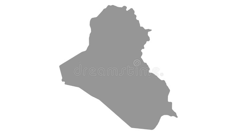 Map Iraq Vector Background. Isolated Country Texture Stock Vector ...