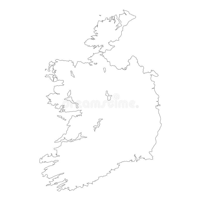 Map of ireland icon stock illustration. Illustration of business ...