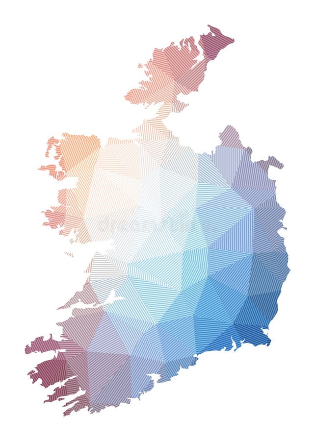 Map of Ireland. stock vector. Illustration of northern - 222951871