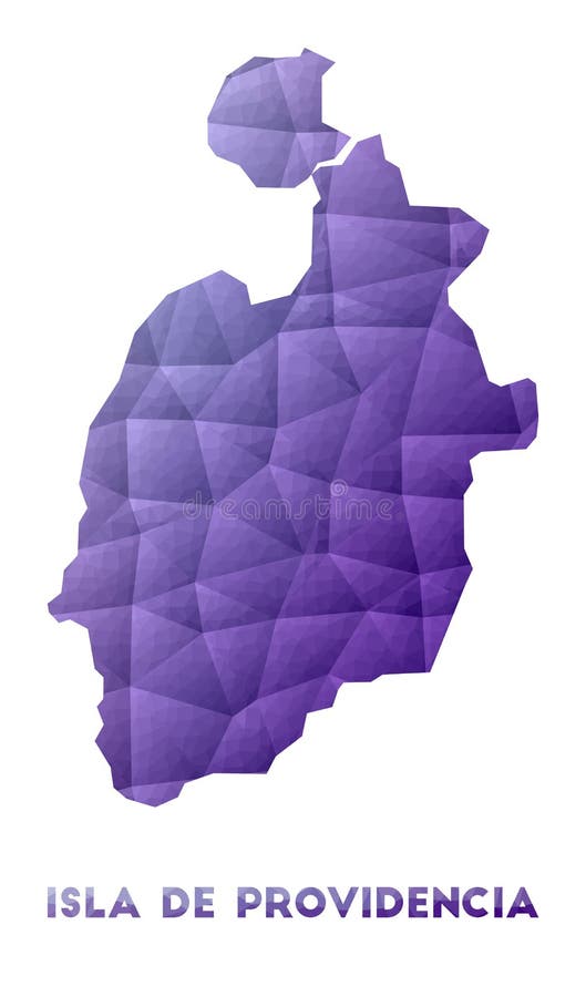 Map of Isla De Providencia. Stock Vector - Illustration of element ...