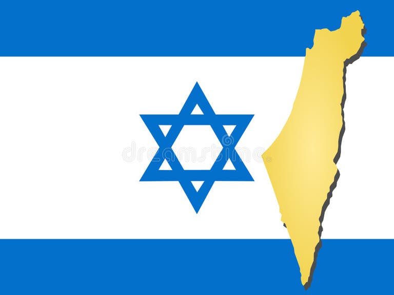 Israel Flag Map Silhouette Stock Illustrations – 466 Israel Flag Map ...
