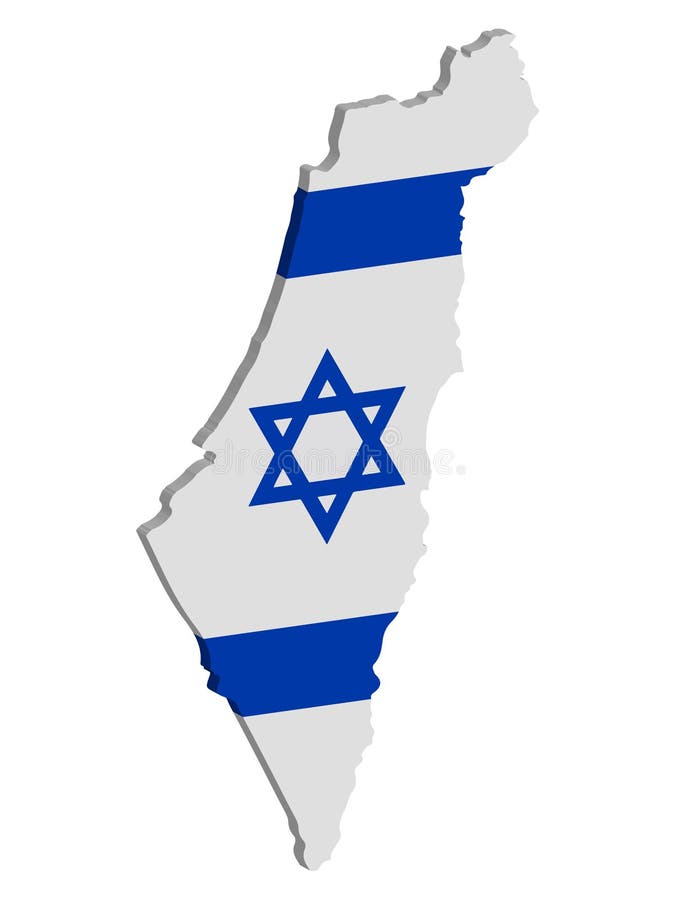 Israel Flag Map Silhouette Stock Illustrations – 466 Israel Flag Map ...