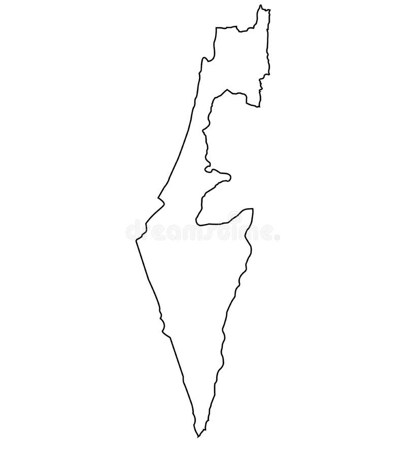 Israel Outline Map Stock Illustrations – 1,807 Israel Outline Map Stock ...