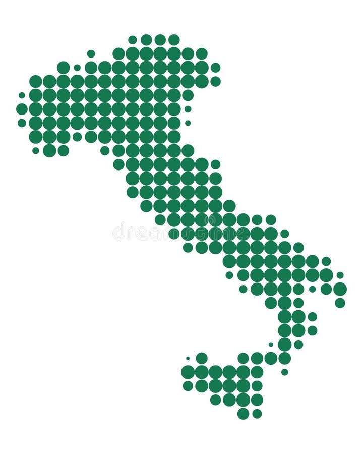 Map of Italy stock vector. Illustration of pattern, geography - 107174985