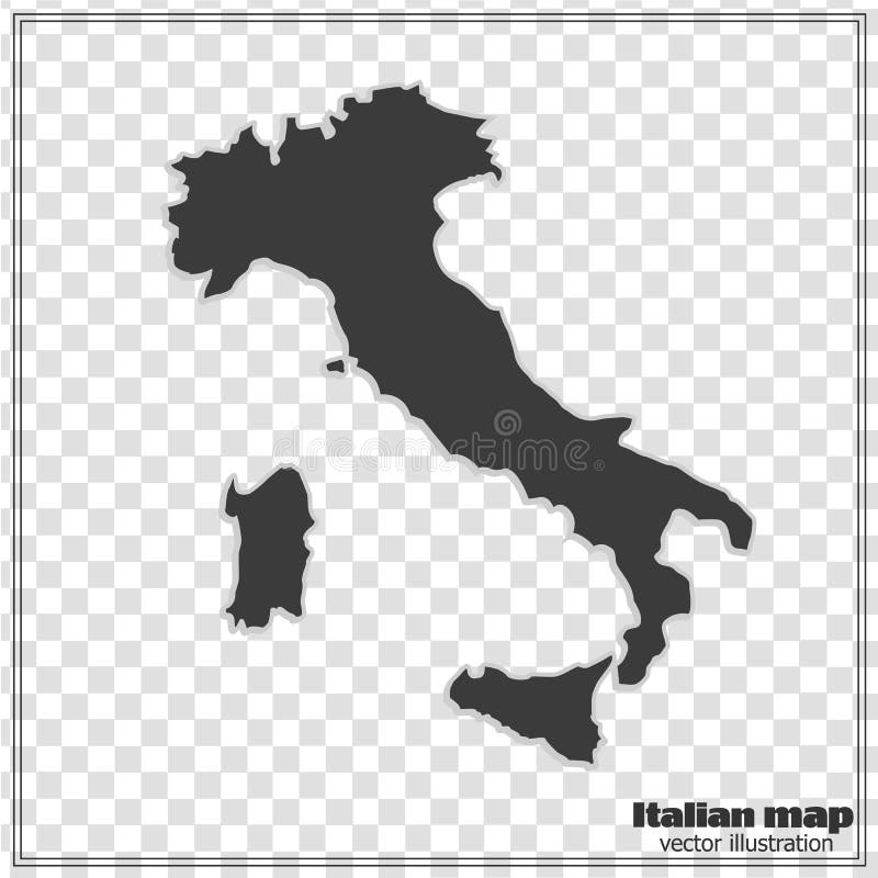 Map of Italy. Vector Illustration. Stock Vector - Illustration of ...
