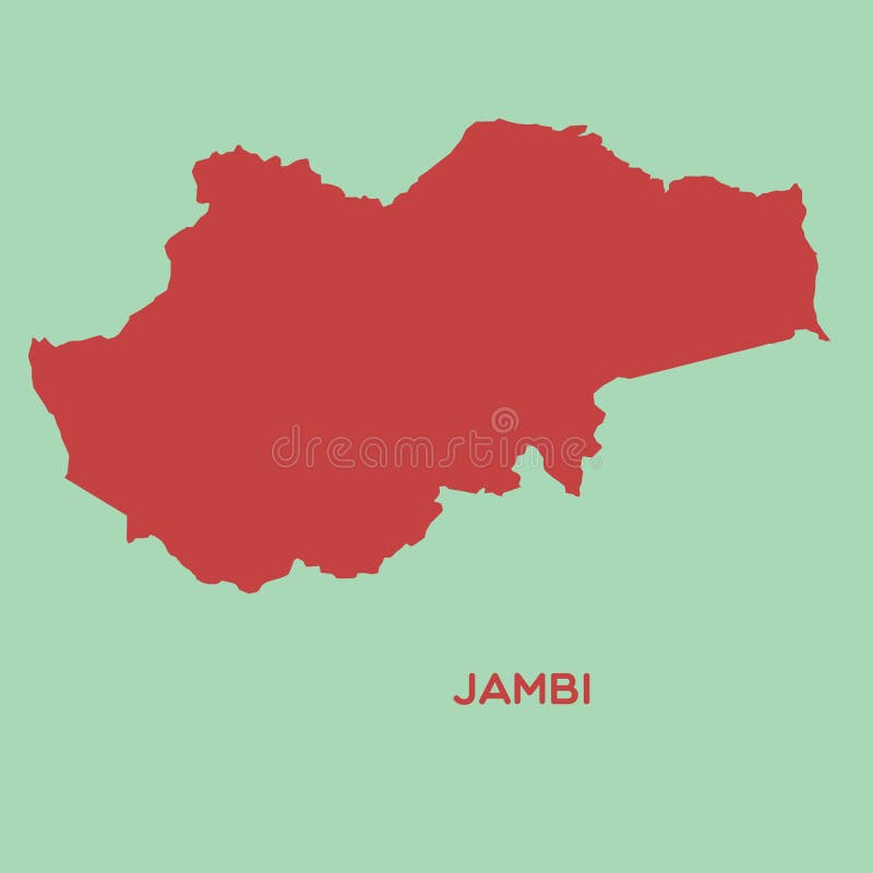 Jambi map vector stock vector. Illustration of geography - 133760401