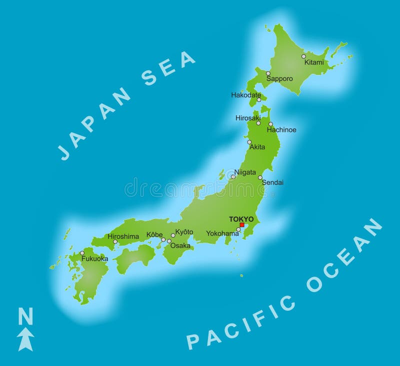 Map Japan Stock Illustrations – 10,394 Map Japan Stock Illustrations ...