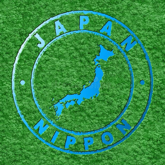 Map of Japan, Forest with Water Map Stock Image - Image of asia, water ...