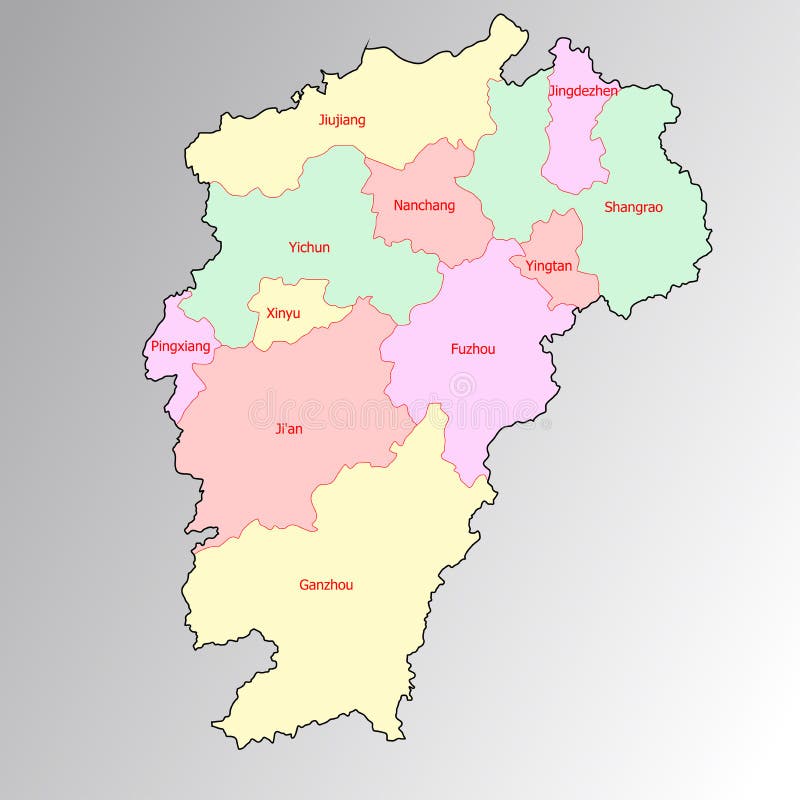 China Jiangxi Village Watercolor Stock Illustration - Illustration of ...