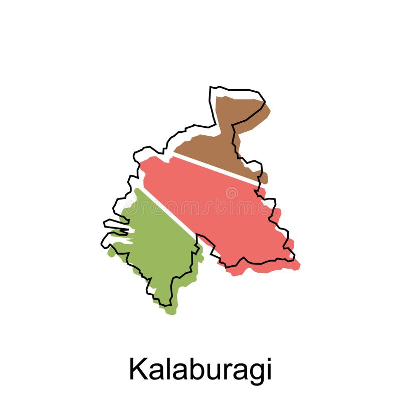 Kalaburagi Map Stock Illustrations – 6 Kalaburagi Map Stock ...