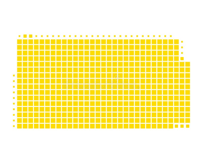 Kansas Dot Map Stock Illustrations – 120 Kansas Dot Map Stock ...