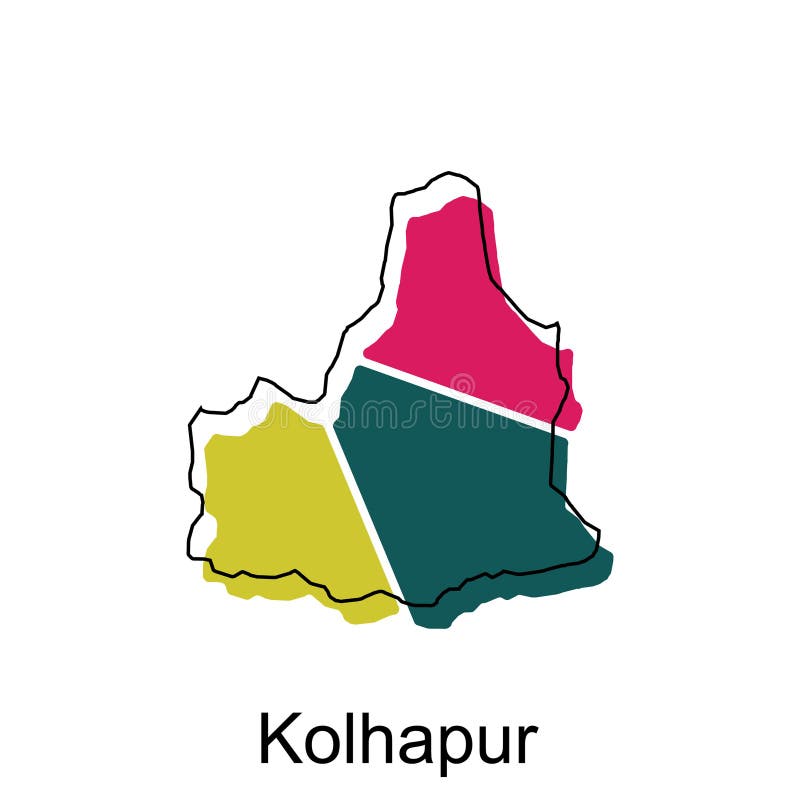 Kolhapur Map Stock Illustrations – 4 Kolhapur Map Stock Illustrations ...