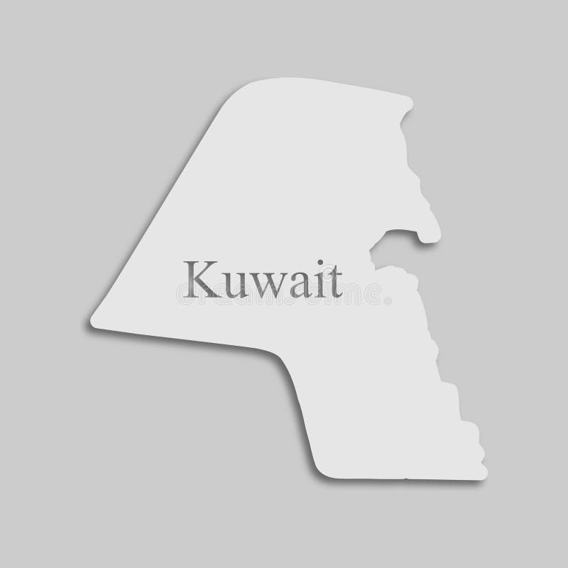 Kuwait Nation Flag Map Infographic Stock Illustration - Illustration of ...