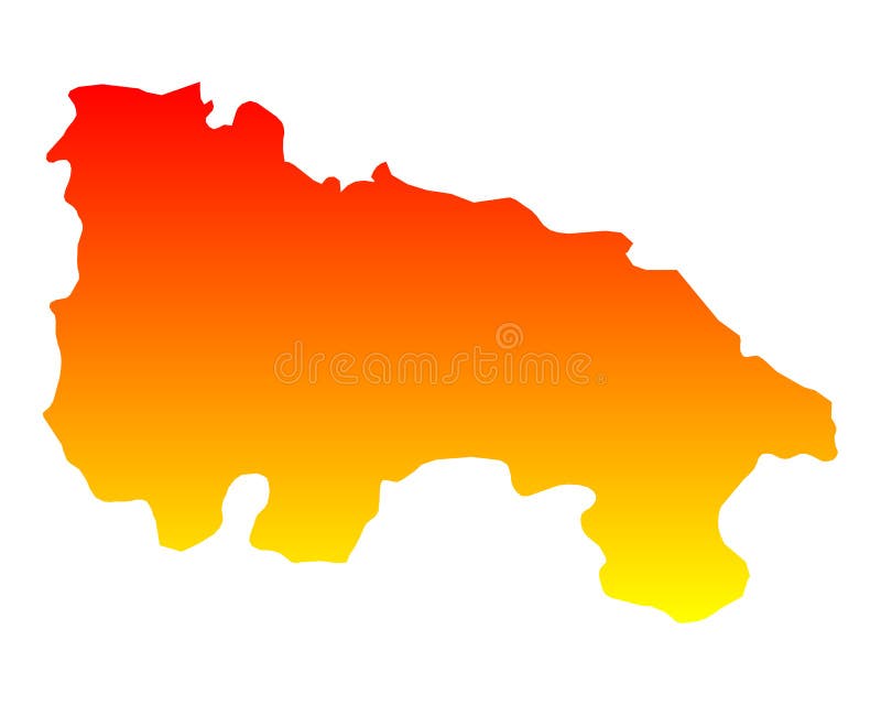 Map of La Rioja stock vector. Illustration of cartography - 170708378
