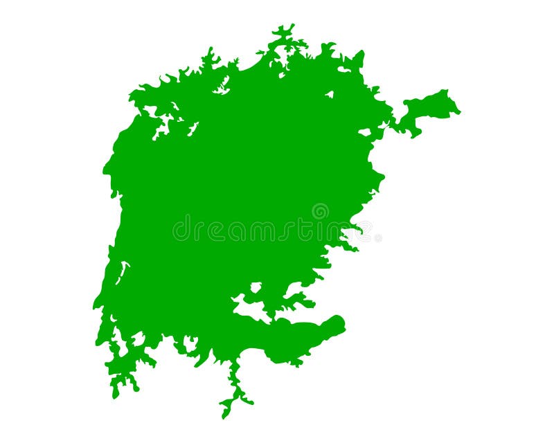 Map of Lake Victoria stock vector. Illustration of isolated - 98676076