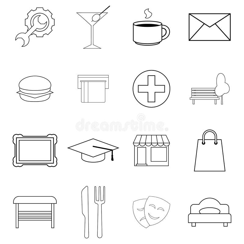 Museum Symbol Map Dining Stock Illustrations – 43 Museum Symbol Map ...